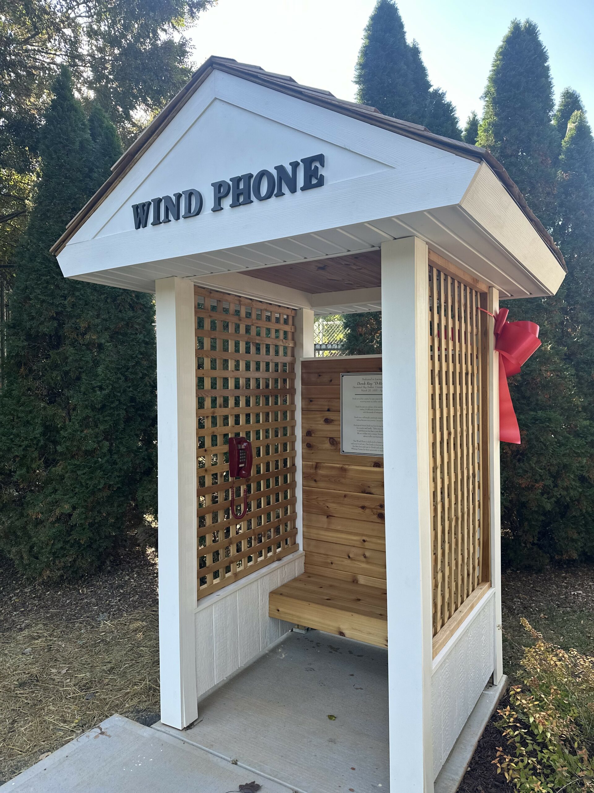 Wind Phone Dedication - Transitions LifeCare